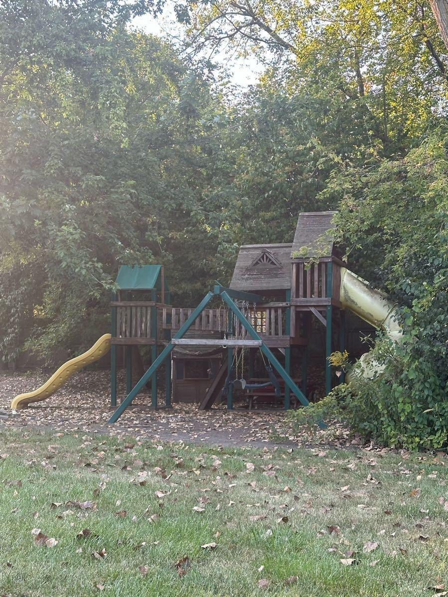 FREE Wooden Playset with Slides for Free in Lake Forest, IL | For Sale ...