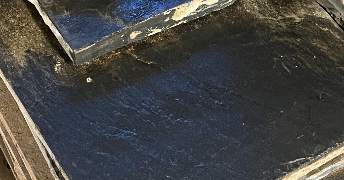 Thick Dark Gray Slate Pavers 12" x 18" x 3/4" must take all for $500 in ...