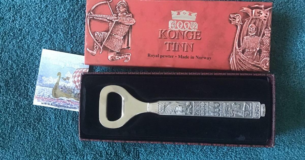 Vintage Norway Battle of Stiklesad Design Konge-Tinn Royal Pewter ...