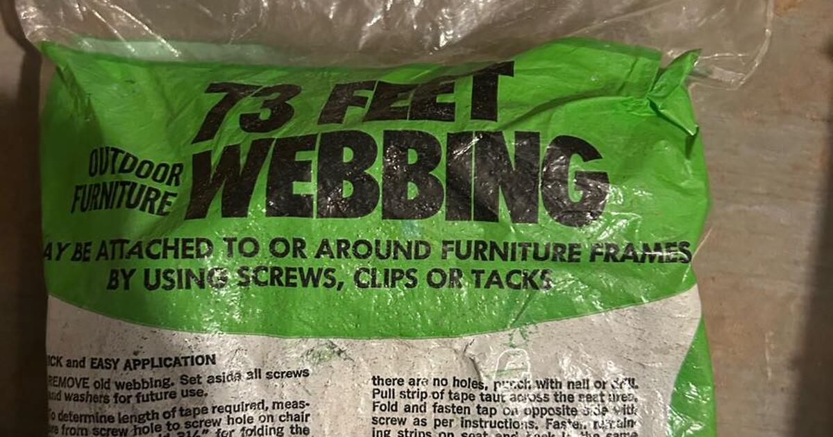 73 Feet Outdoor Furniture Webbing for Free in Cincinnati, OH | For Sale ...