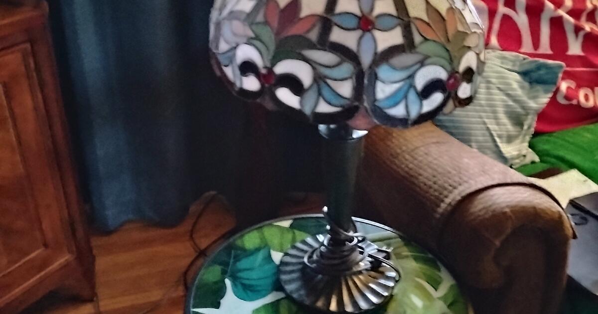Stained Glass Table Lamp for $10 in Liverpool, NY | For Sale & Free ...