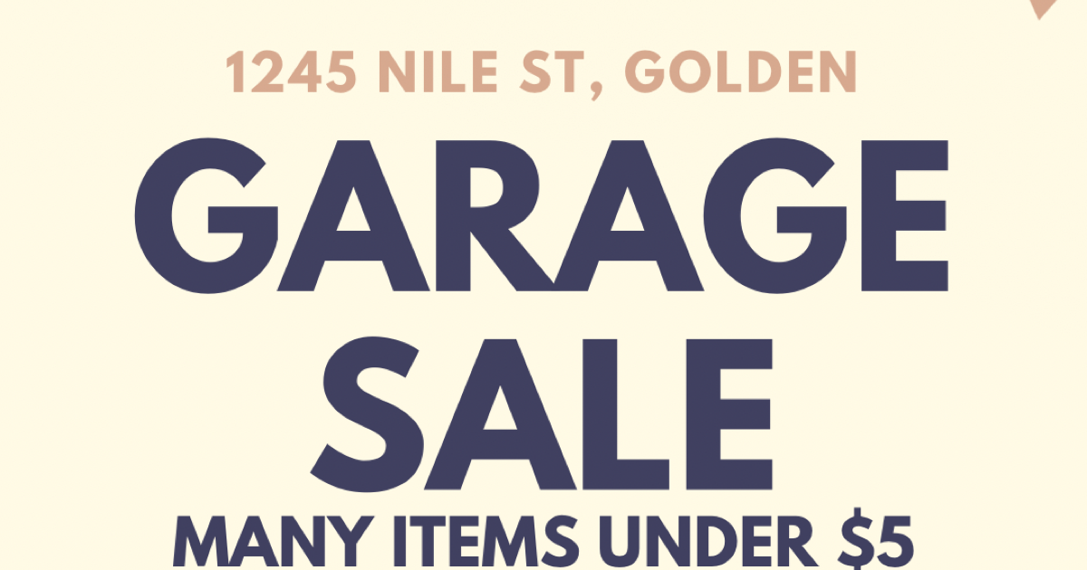 Golden Garage Sale for $5 in Golden, CO | For Sale & Free — Nextdoor