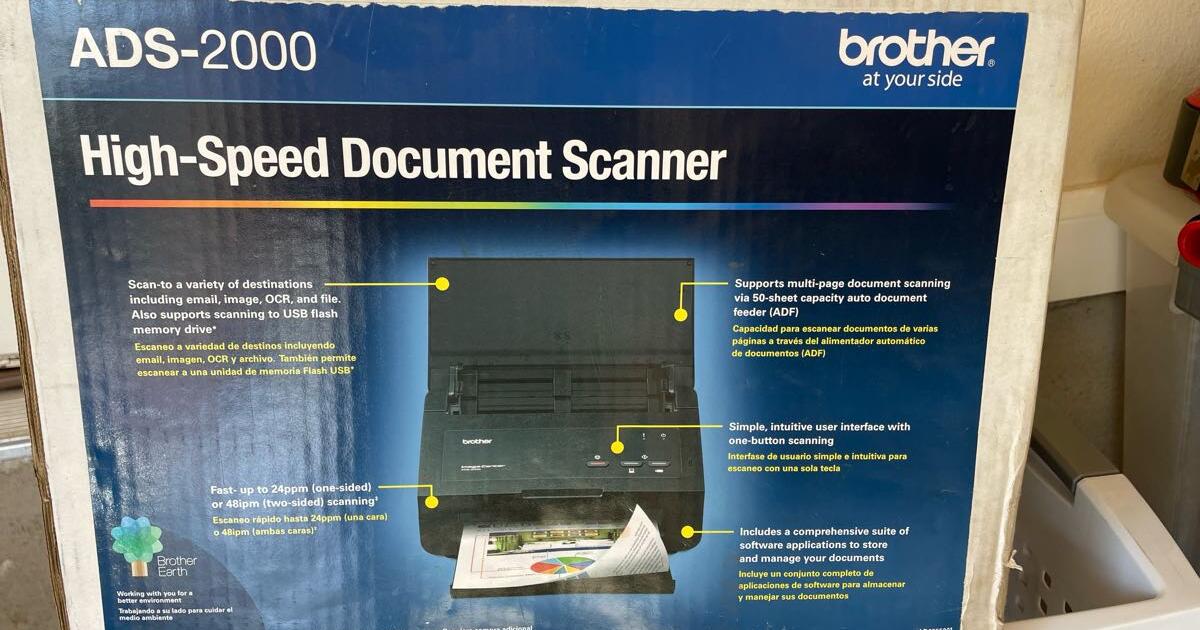 Brother Speed Scanner for $25 in Fischer, TX | For Sale & Free — Nextdoor