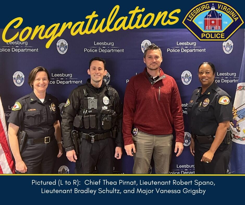 Two Leesburg Police Officers Promoted to Rank of Lieutenant (Leesburg ...