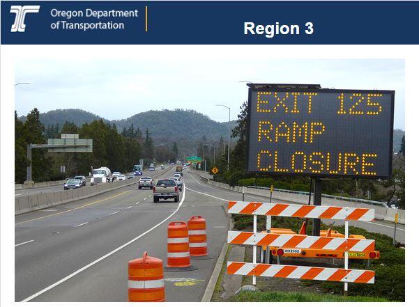 ODOT’s Southwest Oregon Construction report shares that the northbound ...