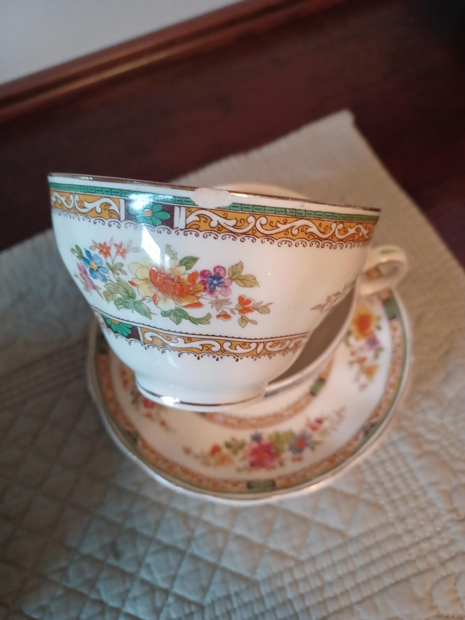 Vintage pieces of Grindley of England Chelsea Bouquet Dinnerware ...