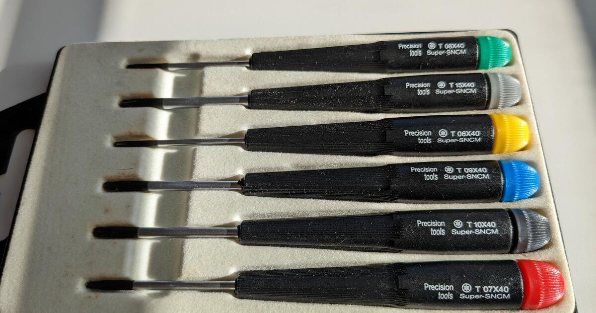 Set of 6 small Torx screwdrivers T6-15 for Free in San Francisco, CA ...