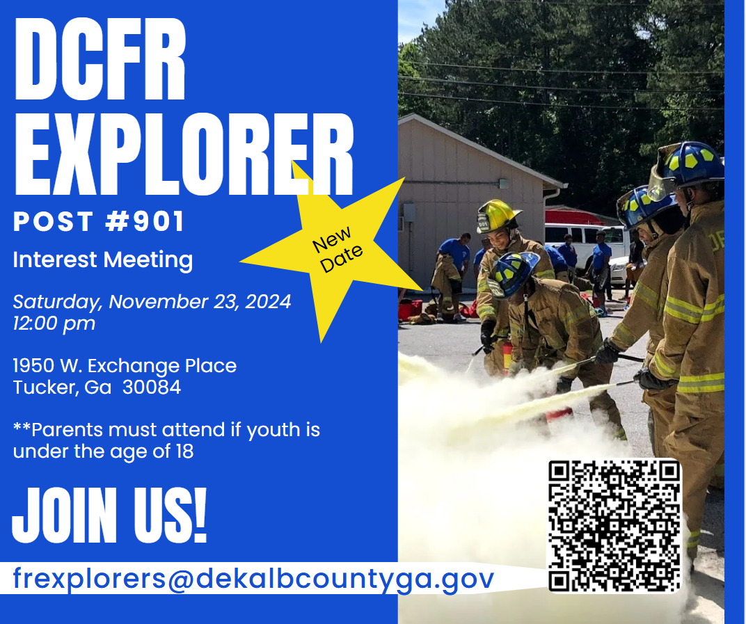 DeKalb County Fire Rescue: Fire Explorer Program🚒👨‍🚒 (DeKalb County ...