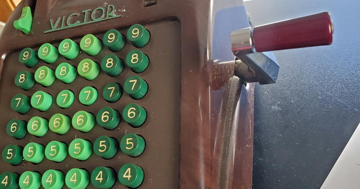 Vintage Victor adding machine for $25 in Minneapolis, MN | For Sale ...