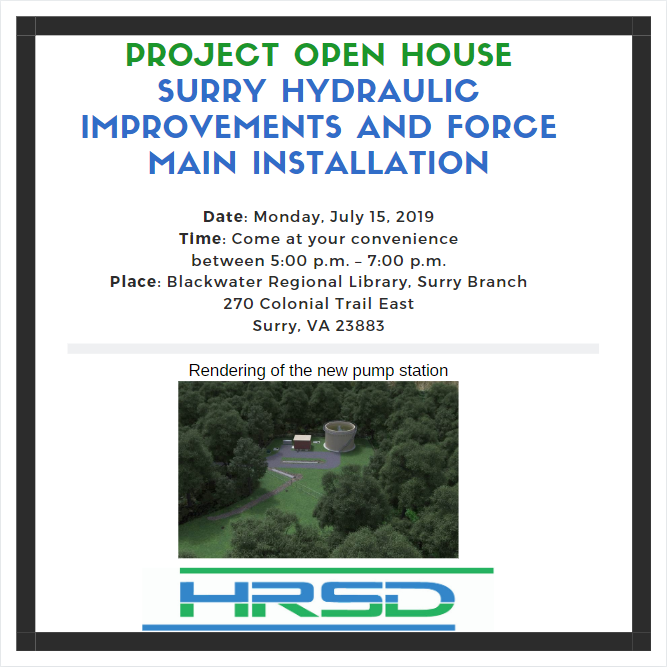 Surry Force Main Installation Open House (HRSD (Hampton Roads ...