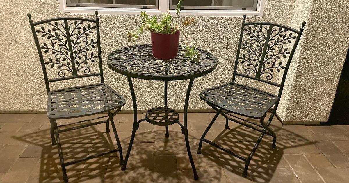 Longaberger Rod Iron cafe table and chairs for $120 in Gilroy, CA | For ...