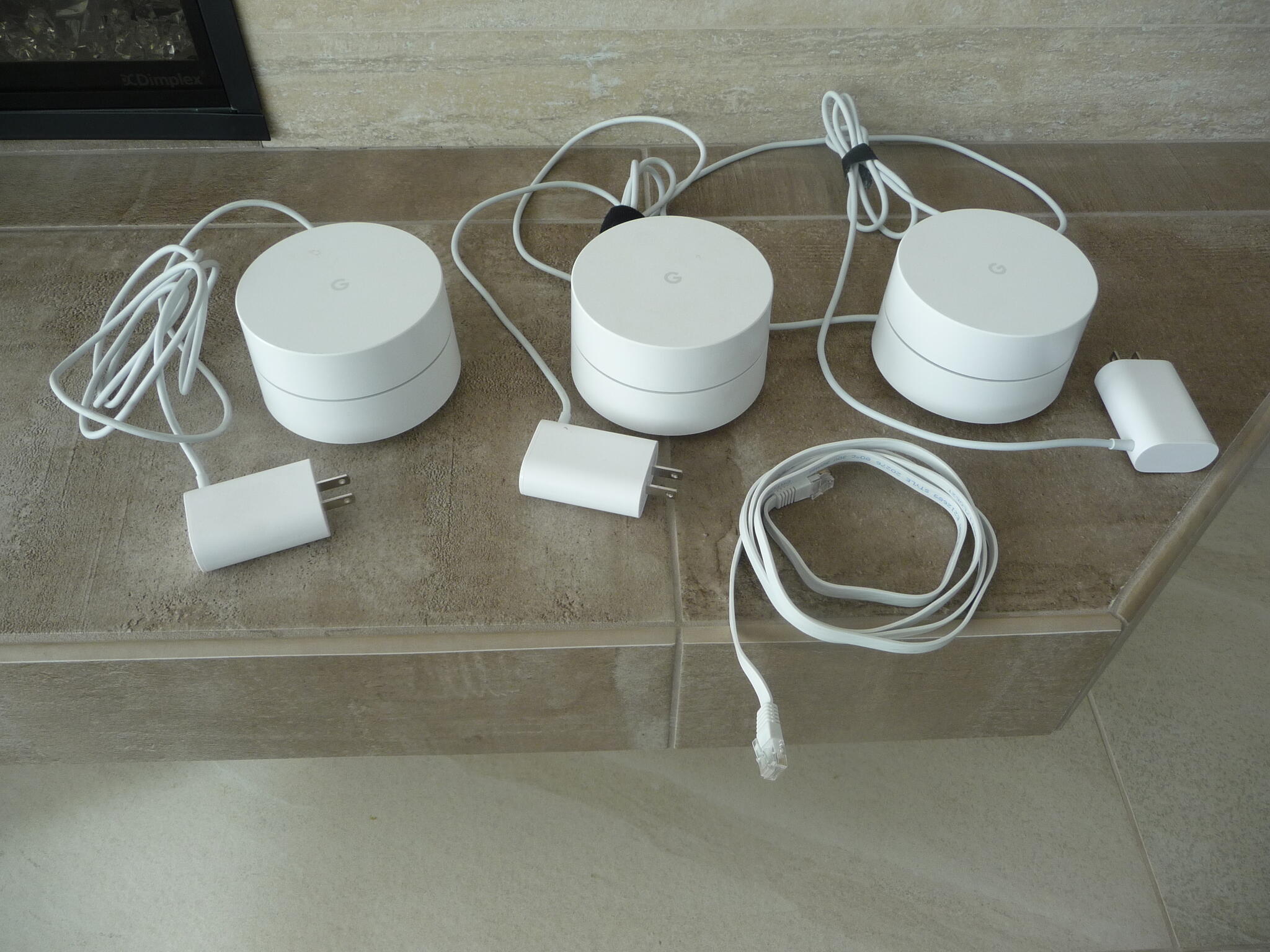 3 Pack Google AC-1304 Wireless Home Wi-Fi Mesh Routers / Extenders for ...