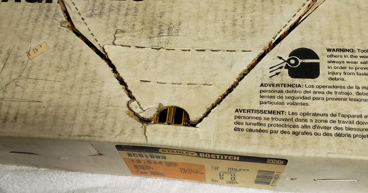 STANLEY BOSTITCH STAPLES FOR AIR NAILER for $25 in Louisville, KY | For ...