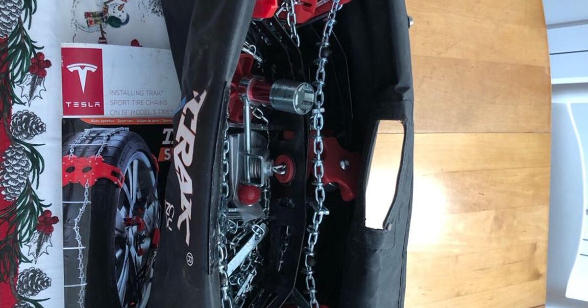 Tesla 19" Model S Snow Chains-NEW/UNUSED in Danville, CA | For Sale ...