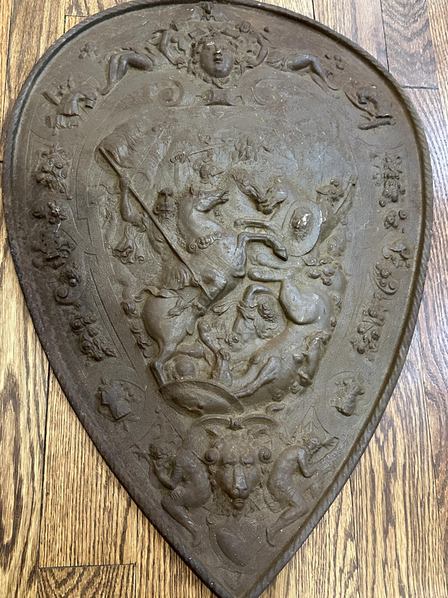 Early 1900s Cast Iron Parade Shield for $175 in Arlington, VA | For ...