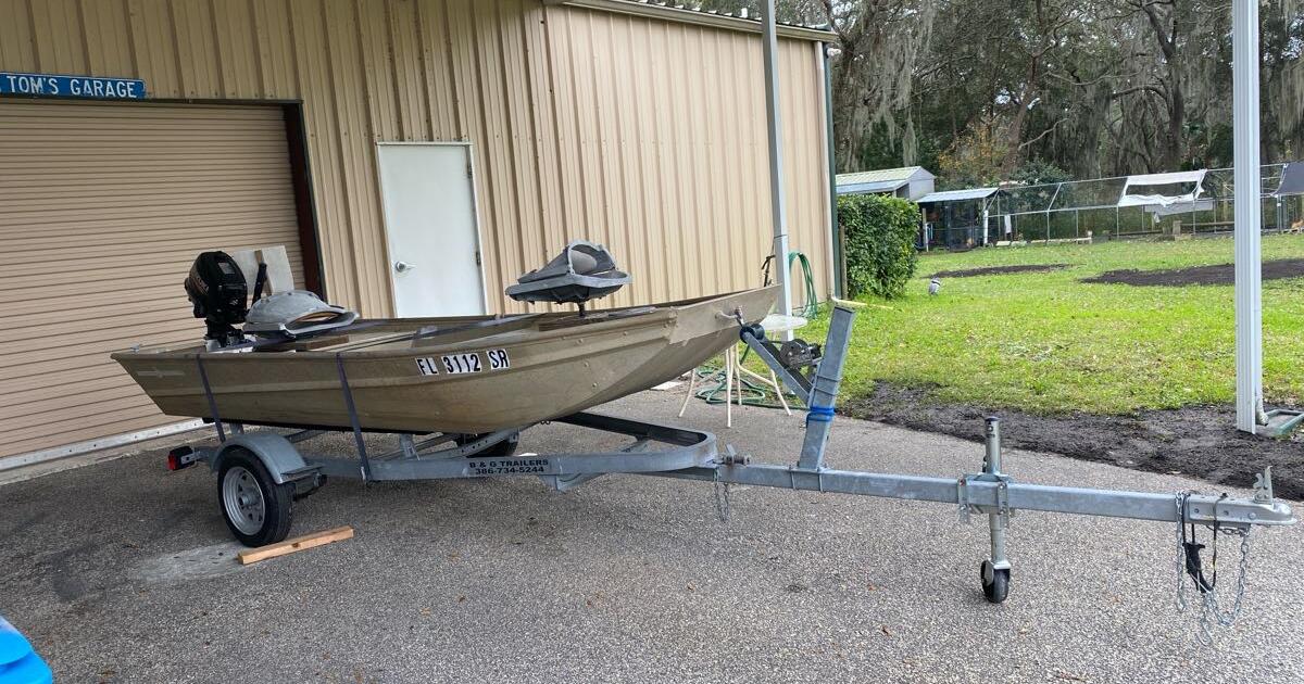 12ft Jon Boat with 6 hp Mercury for $1200 in Ormond Beach, FL | For ...