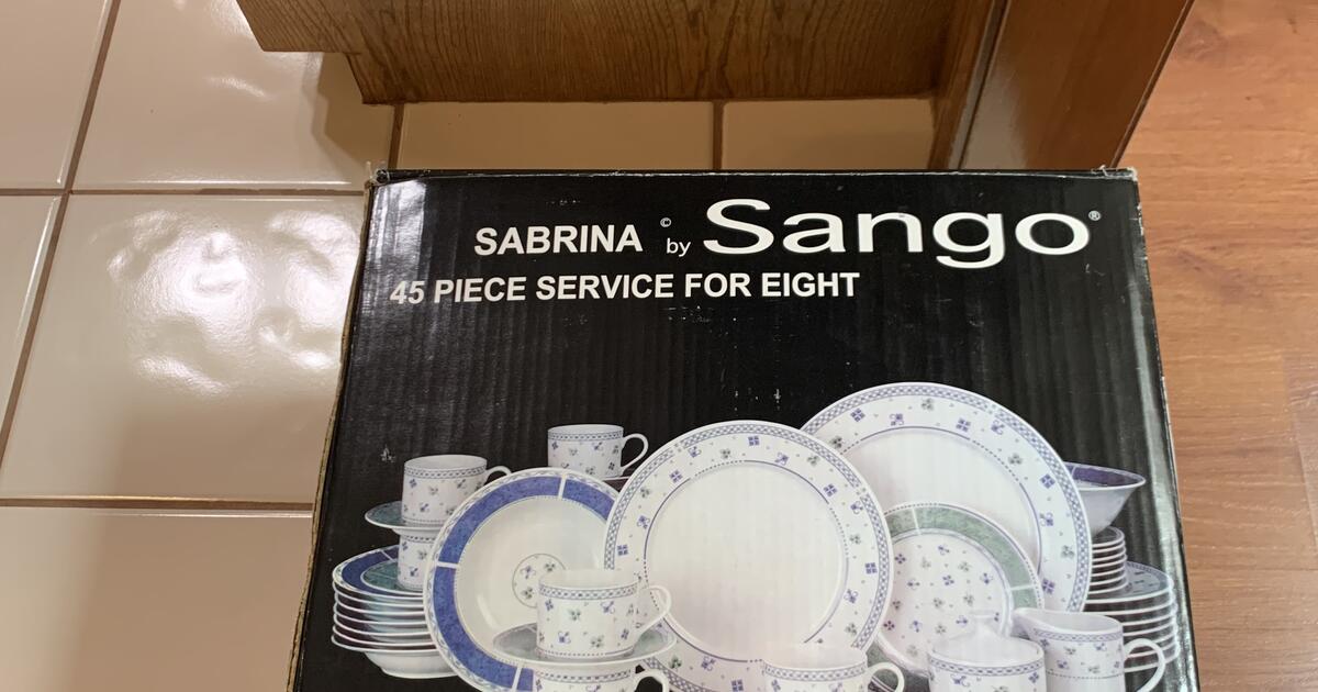 Sabrina by Sango Dinnerware 45 Piece Set for $50 in Richardson, TX | For Sale & Free — Nextdoor