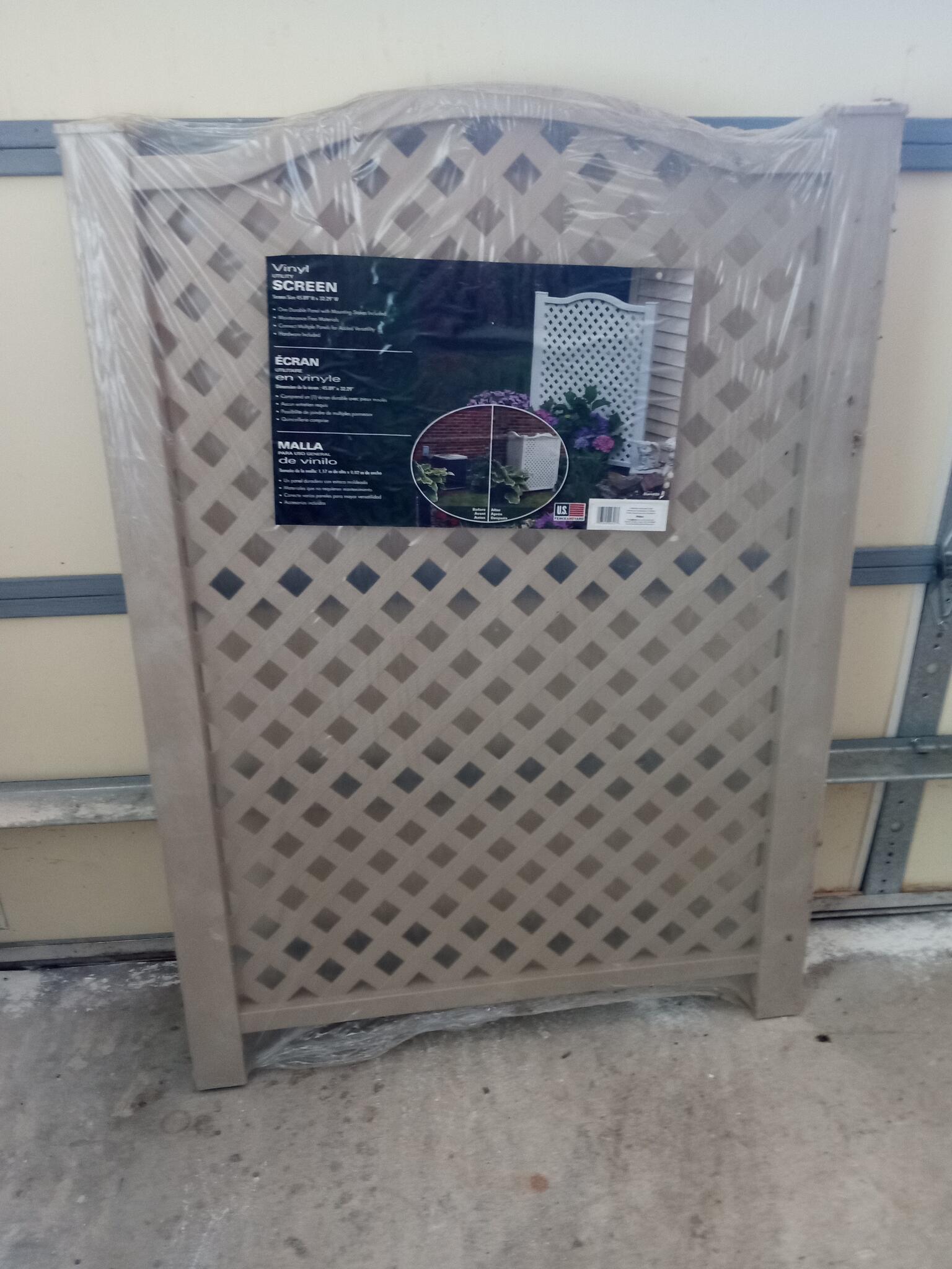 Vinyl Utility Screens 4 Total for $30 in Killeen, TX | For Sale & Free ...
