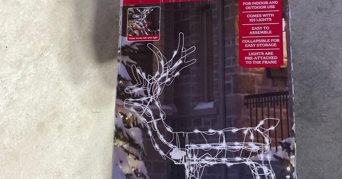 Holiday Time Animated Light-Up Buck for $20 in Gardnerville, NV | For ...