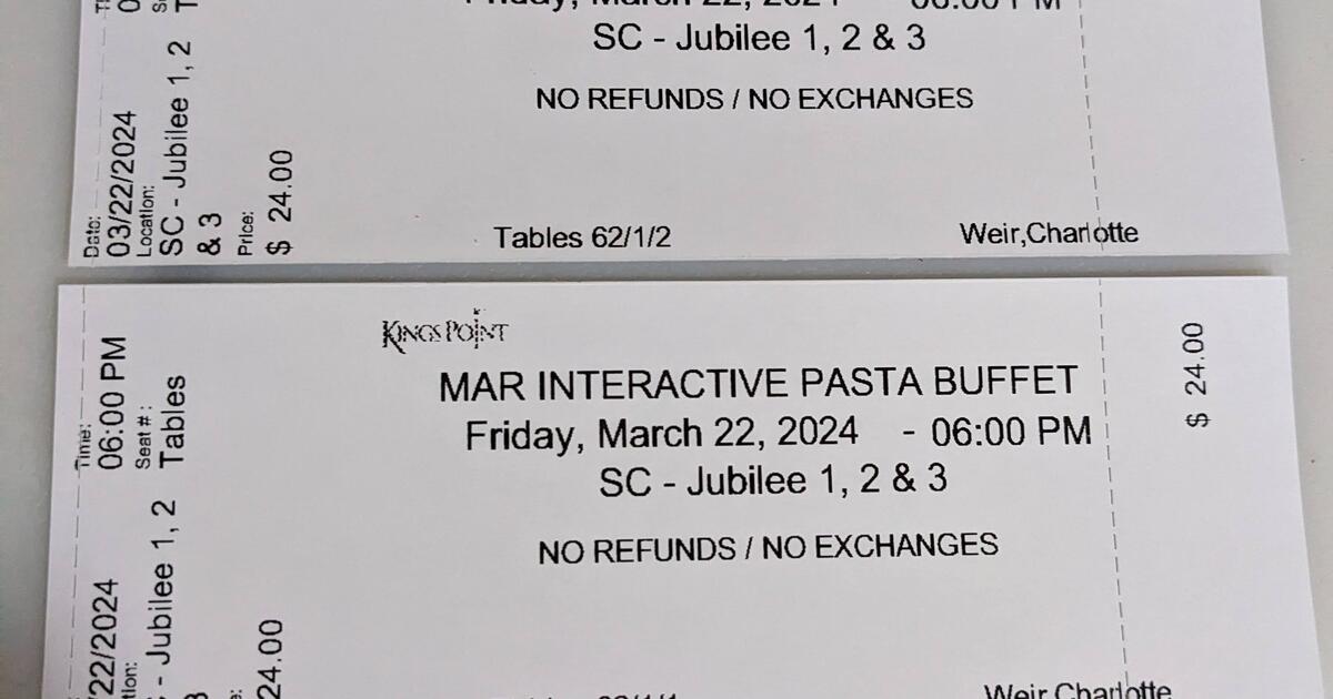 Italian Buffet Ticket for $24 in Sun City Center, FL | For Sale & Free ...
