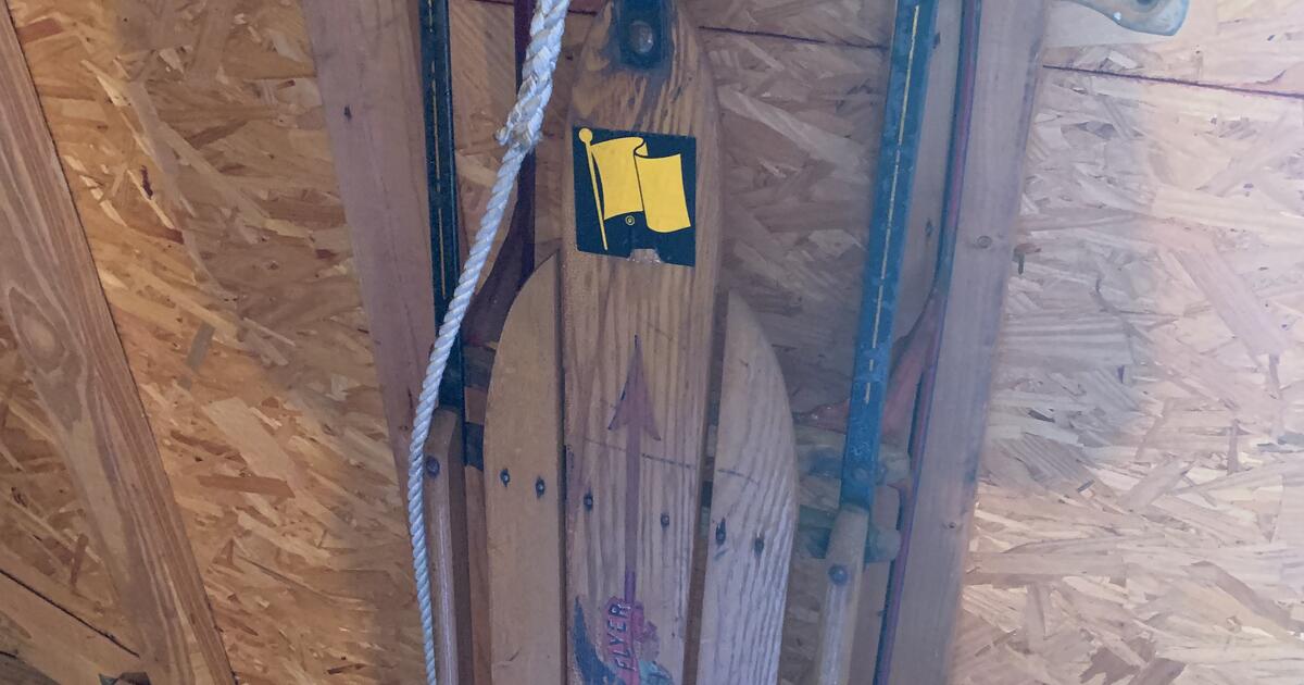 Vintage Flexible Flyer Sled,Bargain Basement Price Reduction for $10 in ...