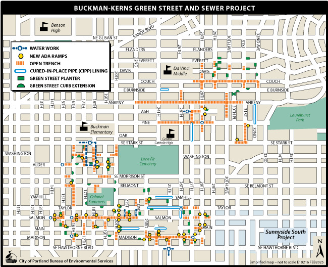 Buckman-Kerns Green Street and Sewer Project Update: August 7, 2025