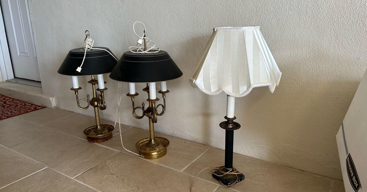 3 Lamps — All Working for Free in Fort Myers, FL | For Sale & Free ...