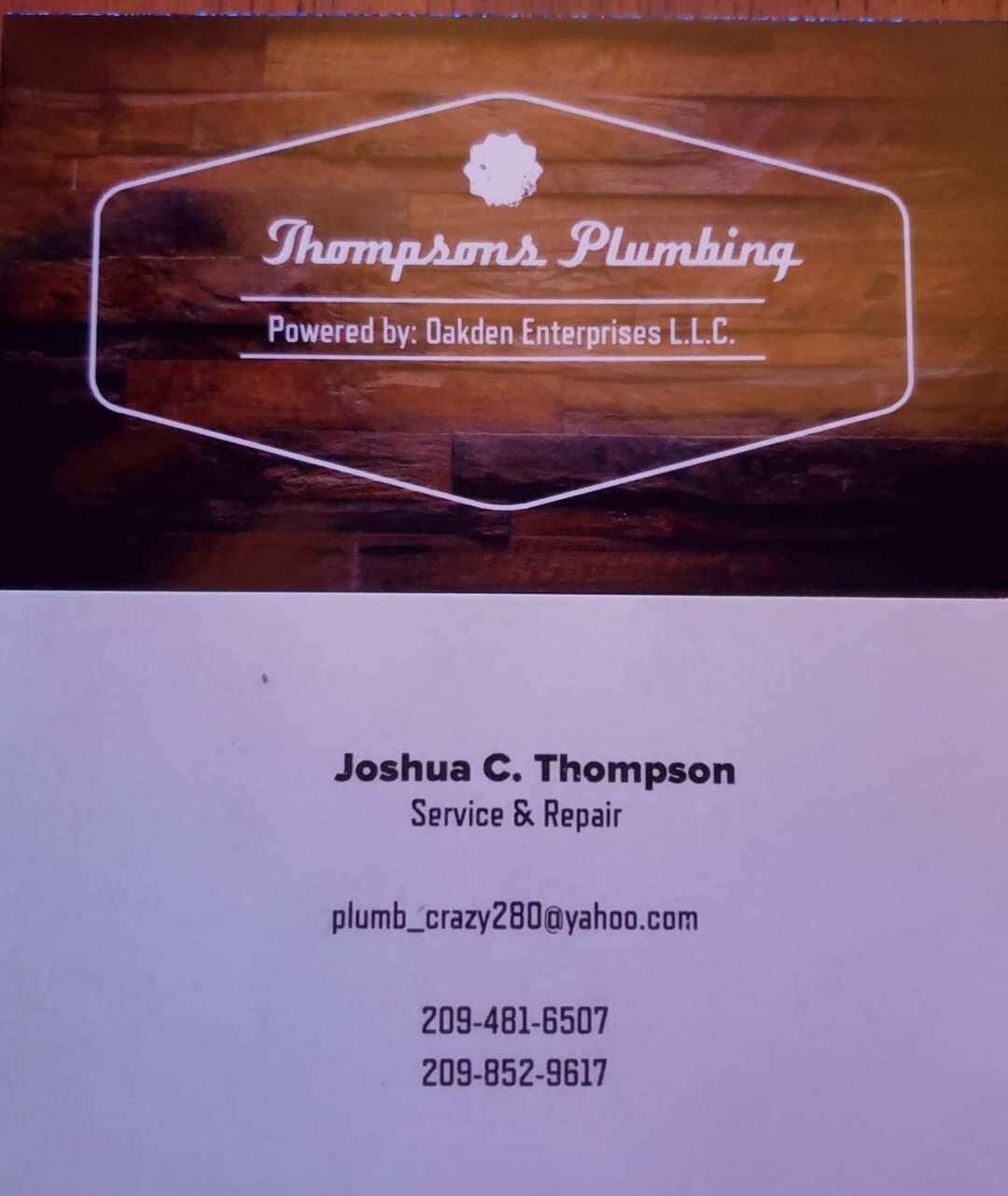 Thompson plumbing store