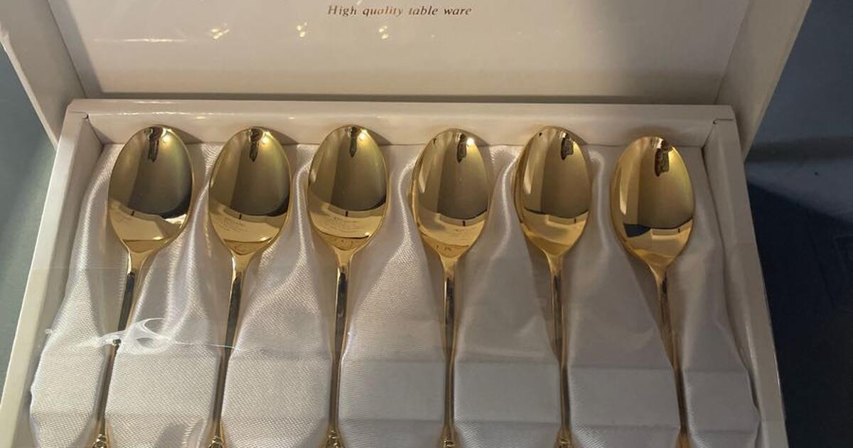 Sincerity Gold-Plated Spoons Set for $30 in South Bend, IN | For Sale ...