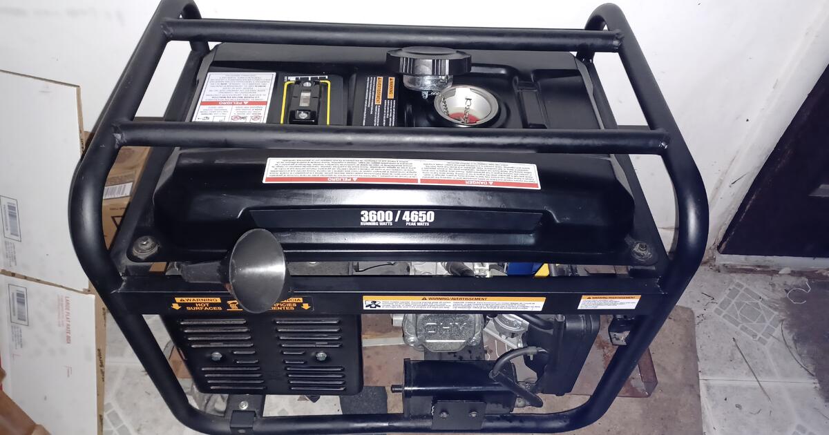 4,650/3,600-Watt Gas Powered Portable Generator with Recoil Start for ...