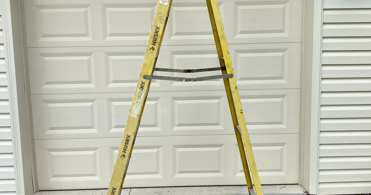 Husky 8' step ladder for $75 in Loudon, TN | For Sale & Free — Nextdoor