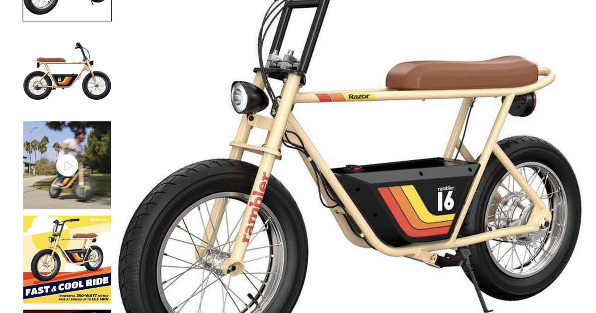 Razor Rambler Electric Scooter for $400 in Santa Monica, CA | For Sale ...