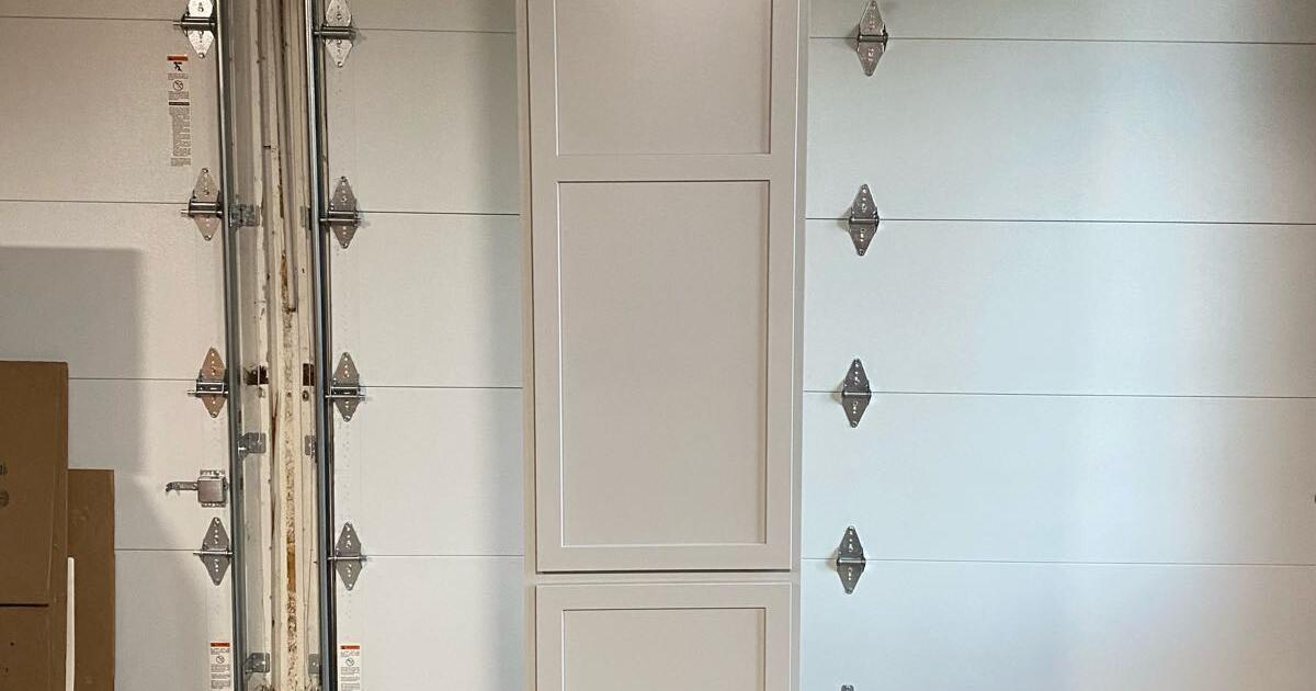 New 96” Merillat Classic Kitchen Pantry Cabinet - “Marlin” Shale Gray ...