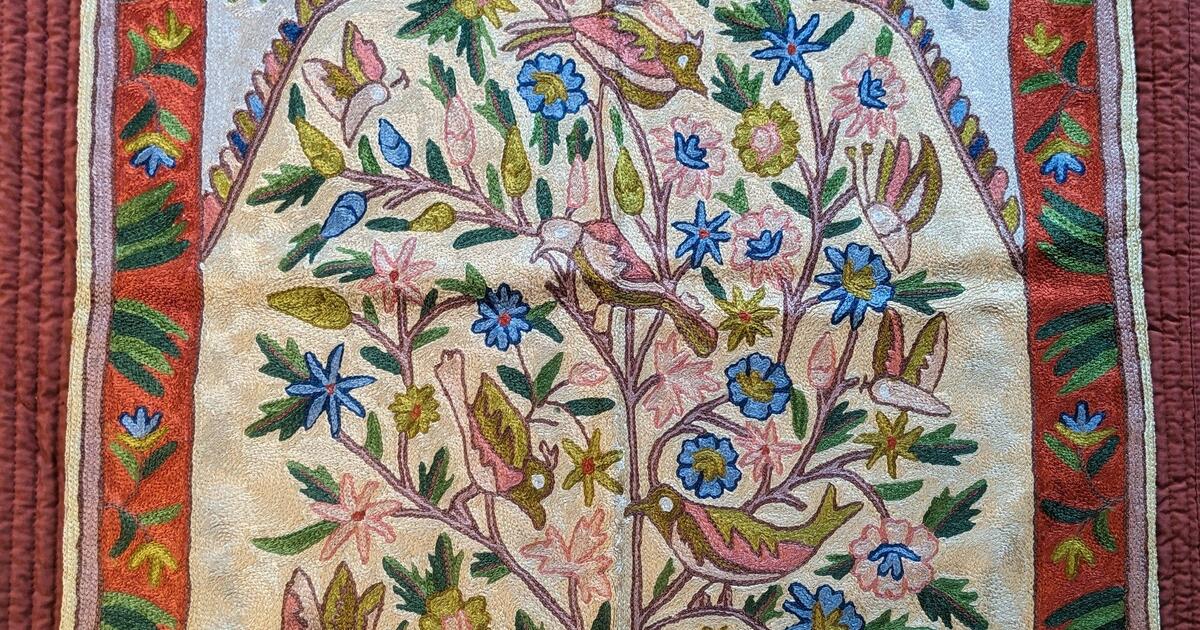 Hand embroidered Tapestry for wall/table or your imagination for $50 in ...