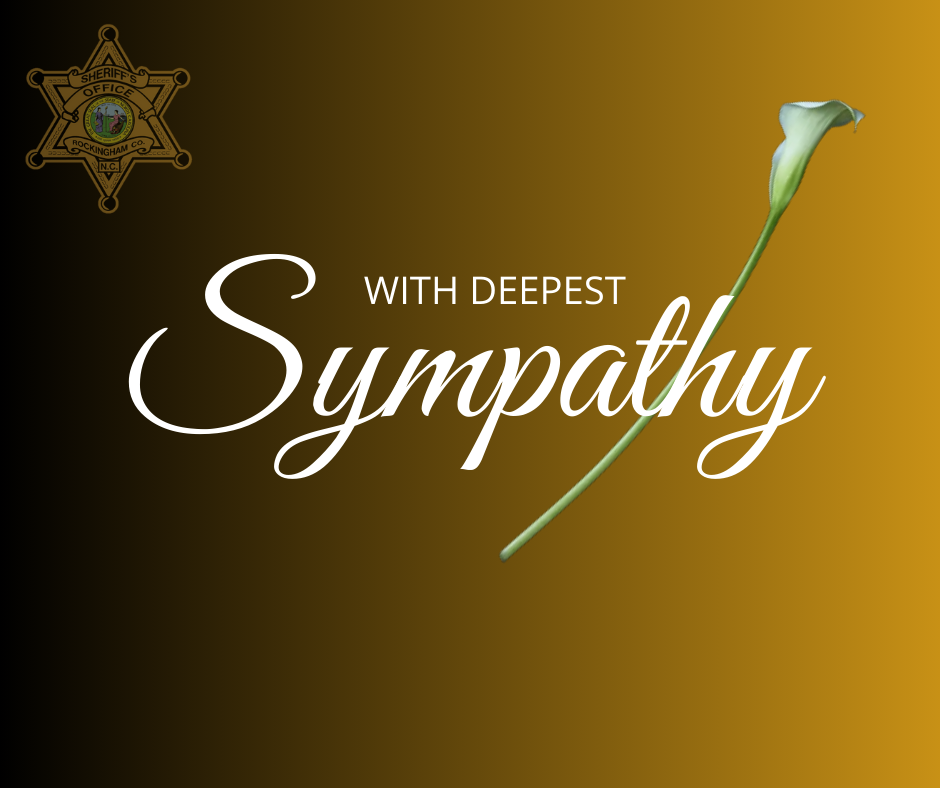 Sheriff Sam Page and the Rockingham County Sheriff’s Office extend our ...