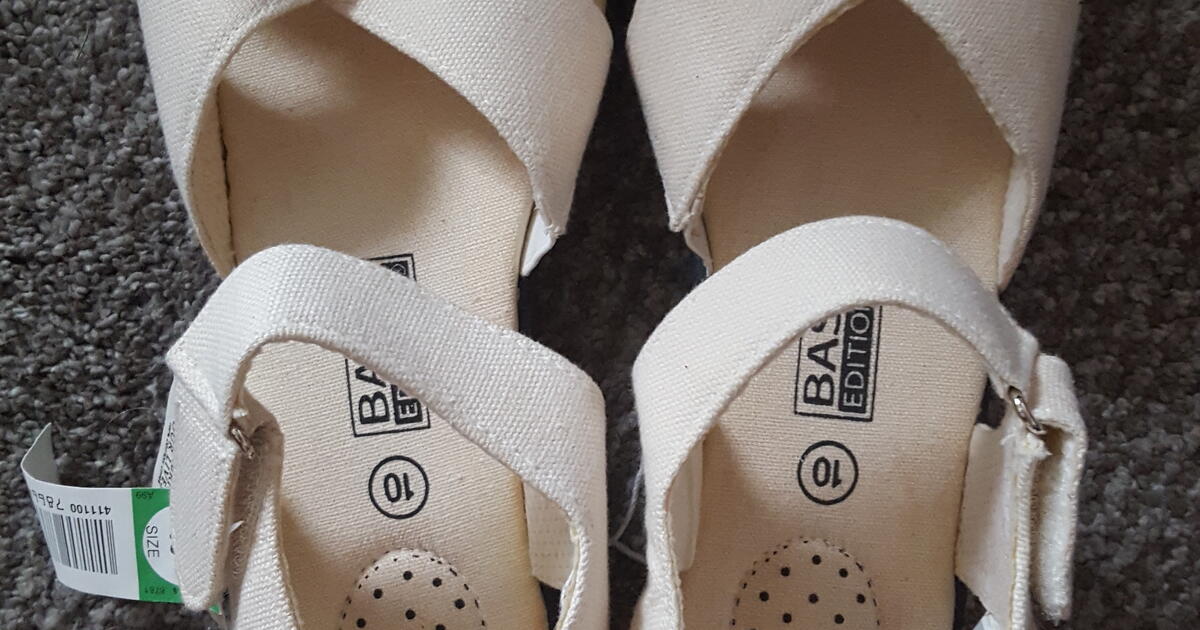 Womans Cream Color Sandals. Basic Editions. for $10 in West Valley City ...