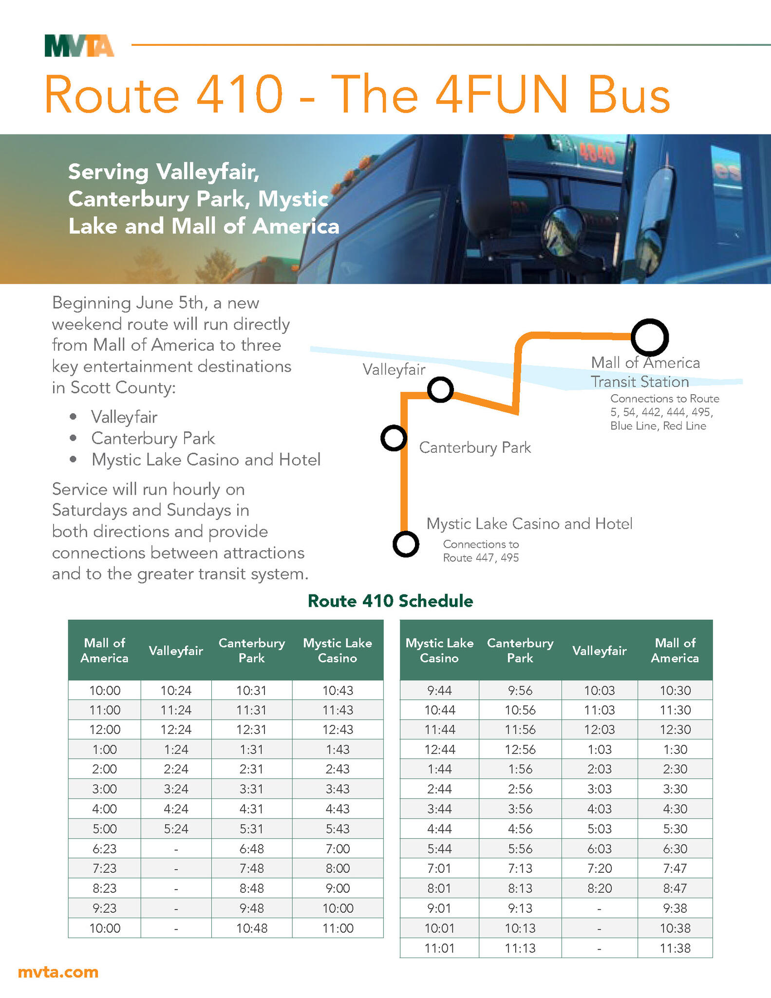 MVTA unveils new 4FUN Bus route (City of Shakopee) — Nextdoor — Nextdoor