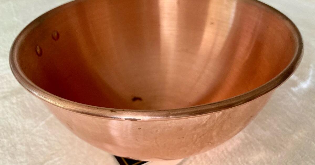 Solid Copper Mixing Bowl- New! for $25 in Stillwater, MN | For Sale ...