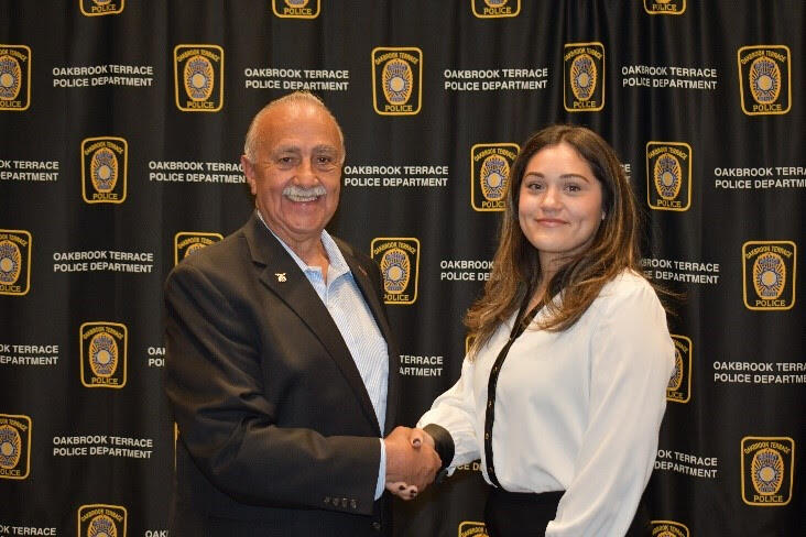 Officer Jennifer Portillo was hired by the Oakbrook Terrace Police ...