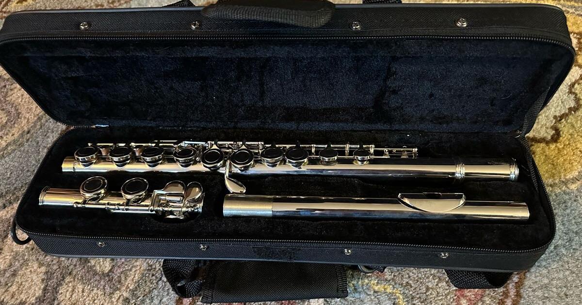 Silver Flute with Case for $30 in Davis, CA | For Sale & Free — Nextdoor