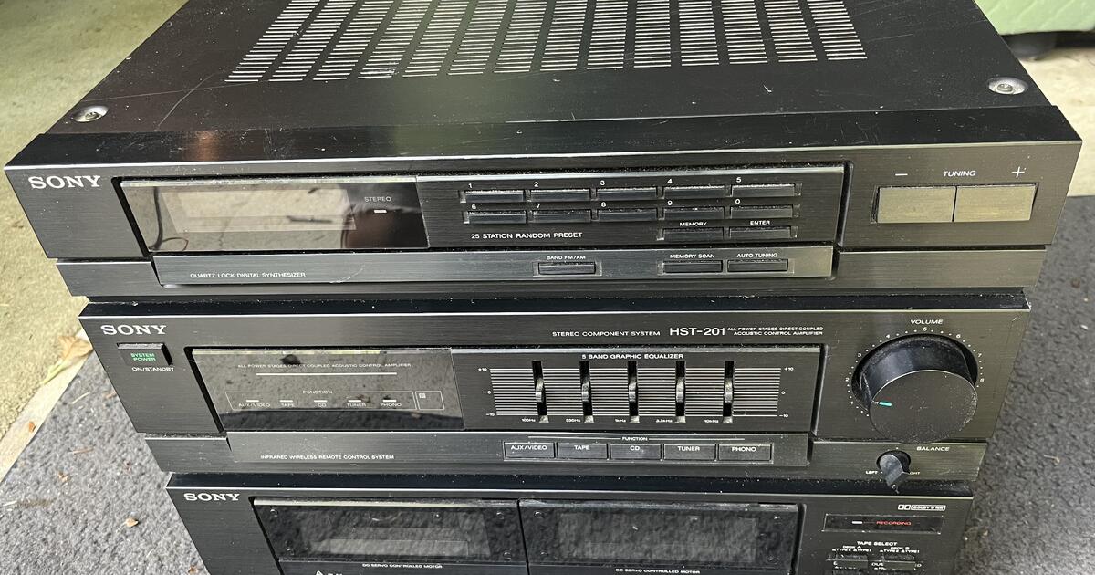 Sony Stereo Component System HST-201 for Free in Hockessin, DE | For ...