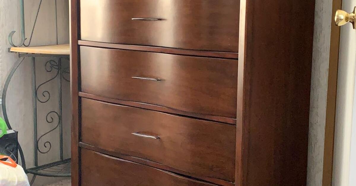 Beautiful OAK WOOD-5 drawer glider drawers for $135 in Tucson, AZ | For ...