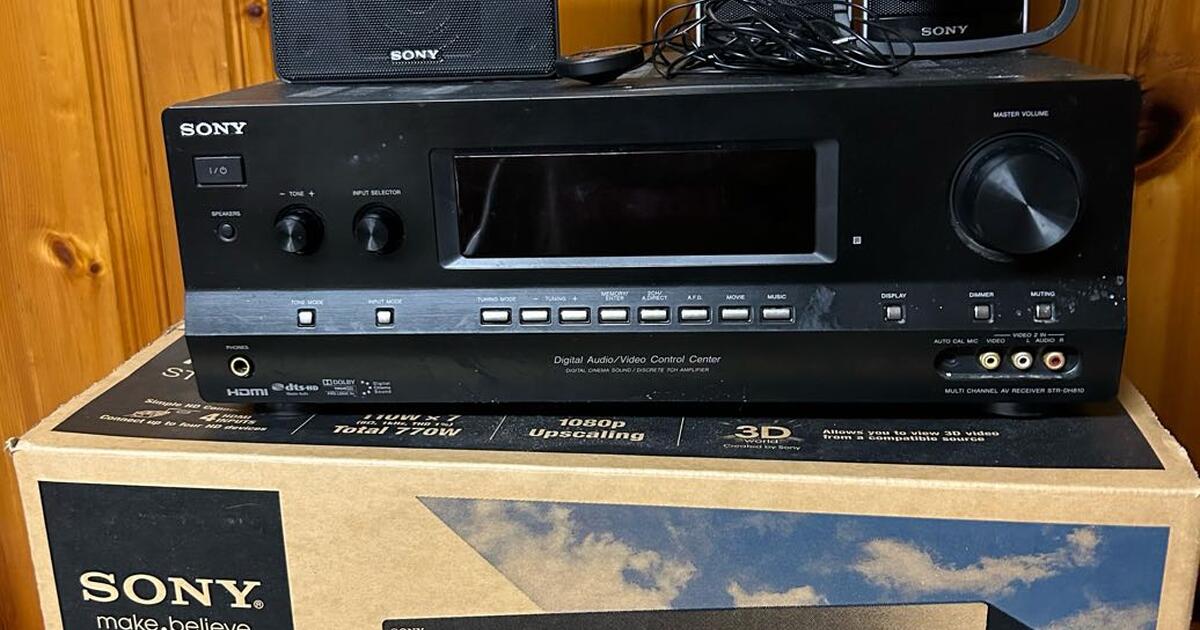 SONY STR-DH810 MULTICHANNEL AV RECEIVER WITH SPEAKERS AND REMOTE for ...