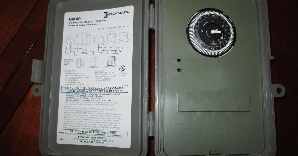 INTERMATIC GM40 TIMER for $20 in Ponte Vedra Beach, FL | For Sale ...