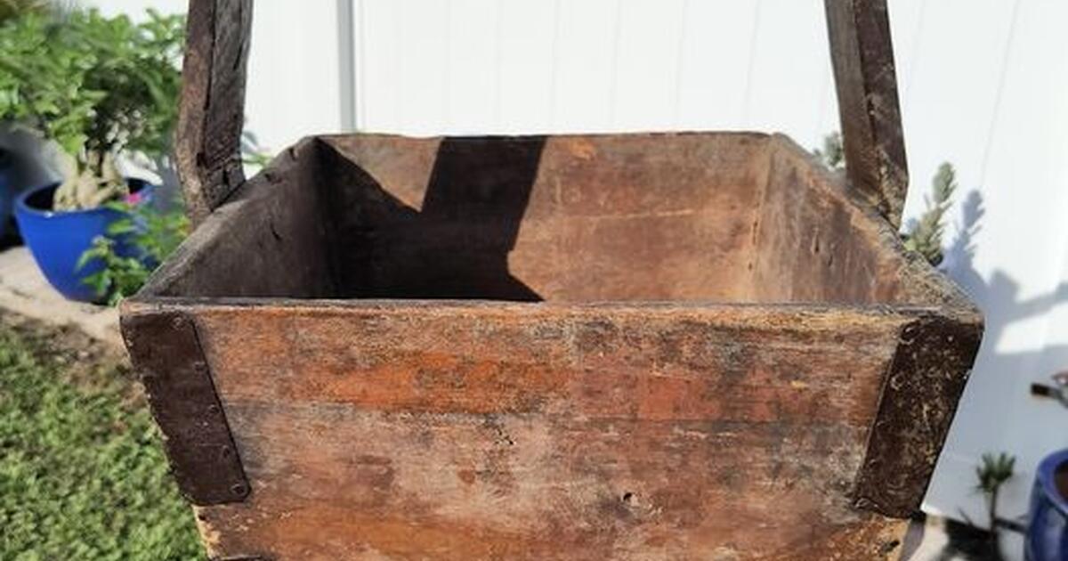 Primitive Chinese Rice Harvest Wood Bucket for $200 in Largo, FL | For ...