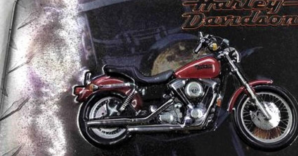 Harley Davidson Dyna Super Glide Tin with 2 Sets of Cards, Collectables ...