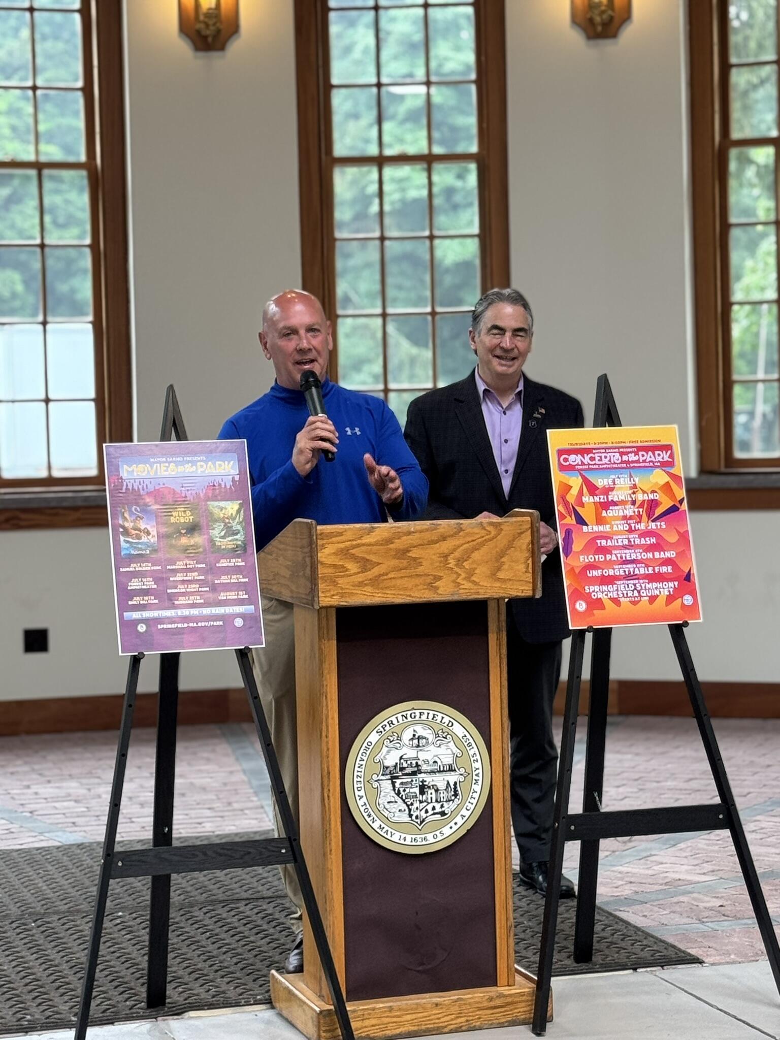 Mayor Sarno and city officials announce the City of Springfield’s 2025 ...