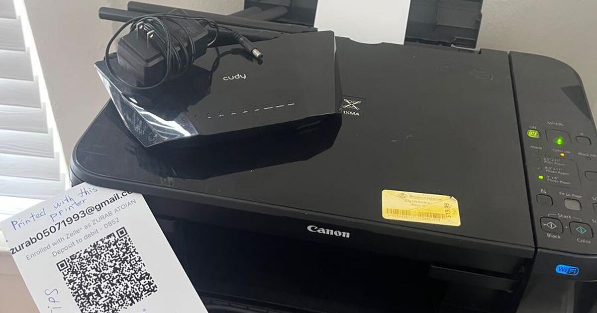 Canon Printer with Cudy Router for Free in Long Beach, CA | For Sale ...