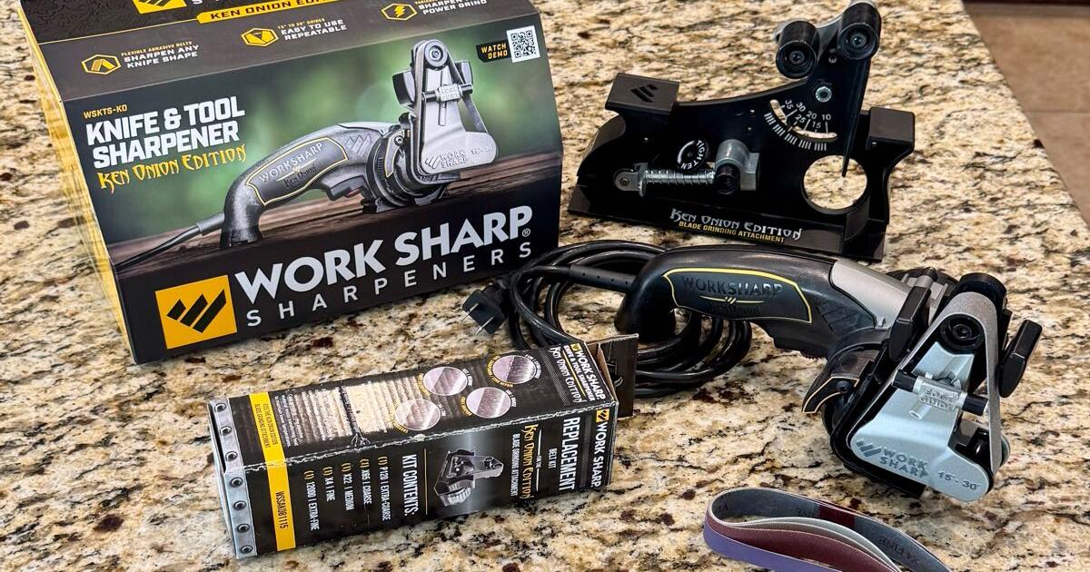 Work Sharp Knife & Tool Sharpener Ken Onion Elite Edition for $100 in ...
