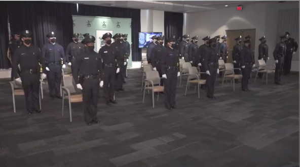 Detroit Police graduation of Academy Class 2021-B (Detroit Police ...